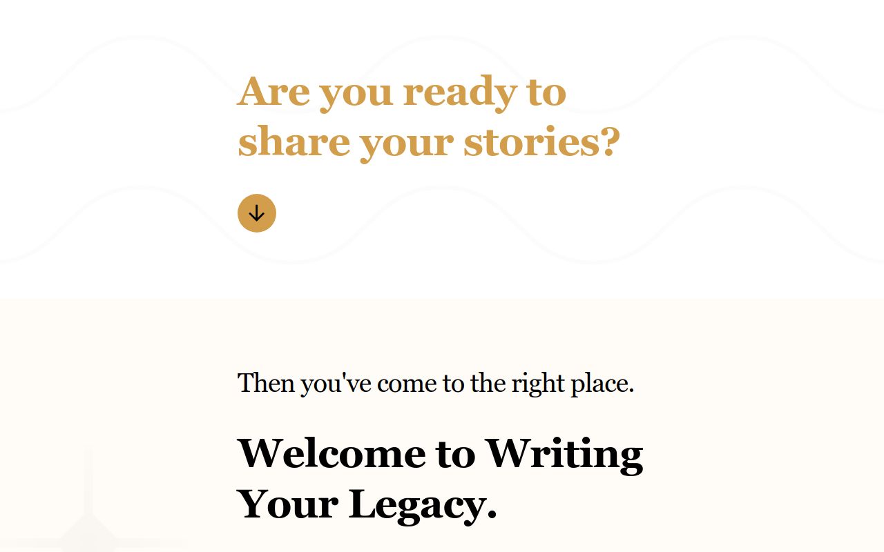 Writing Your Legacy